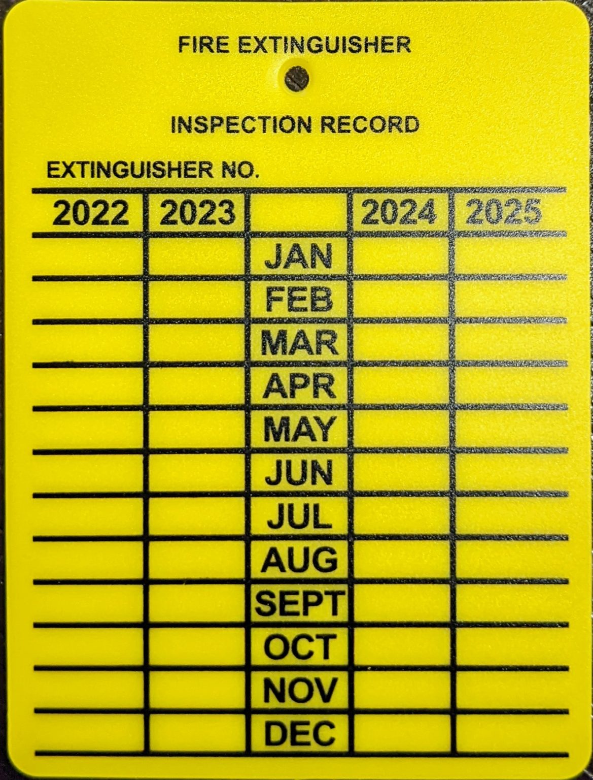Emergency Light Test Record Labels | National Fire Supply
